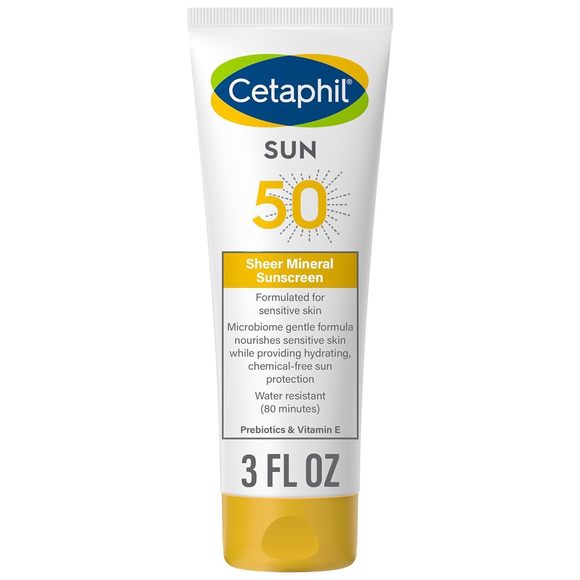 Cetaphil | Skincare | Cetaphil Sheer Mineral Sunscreen Spf 5 3 Oz ...